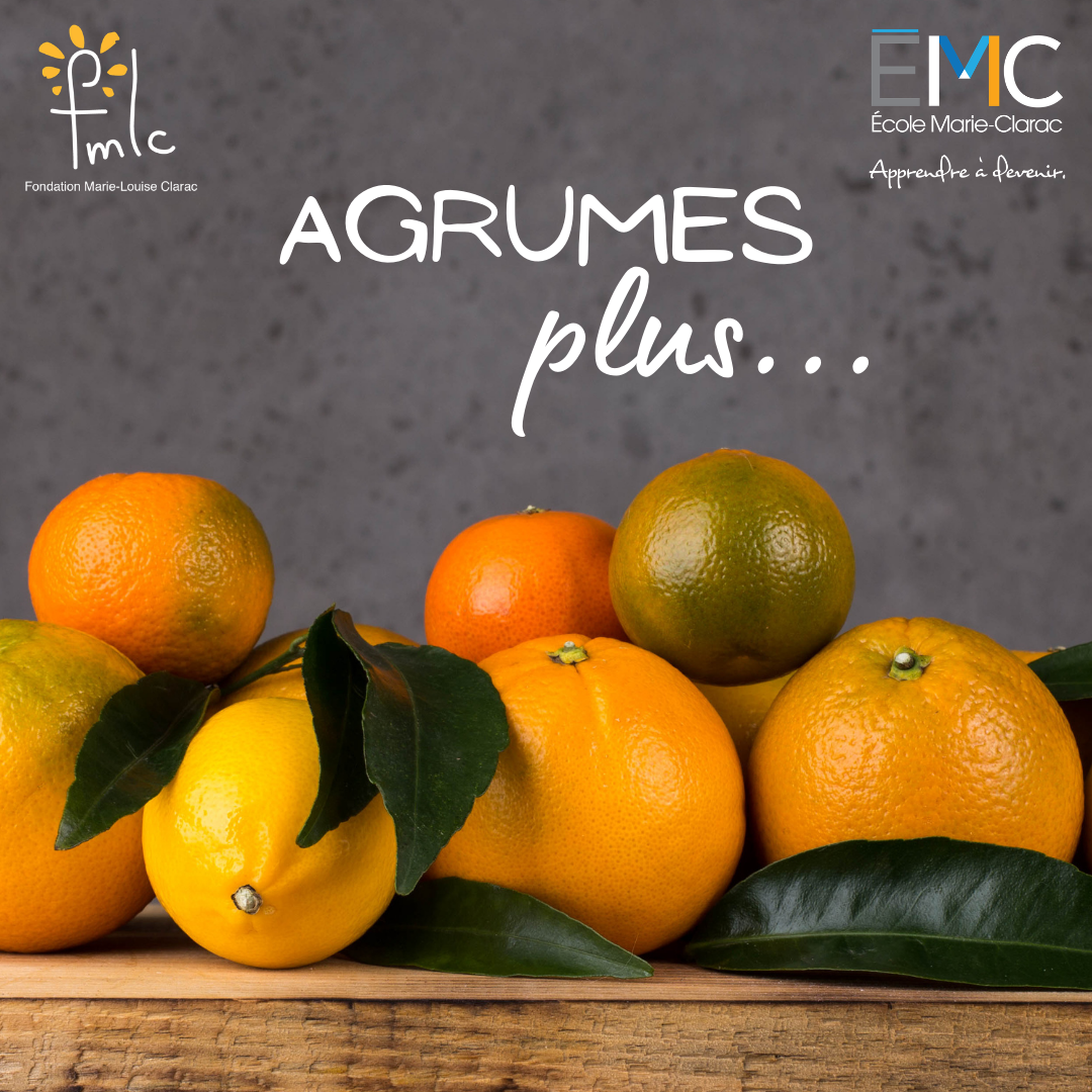 Campagne Agrumes Plus - FMLC 2020 - École Marie-Clarac