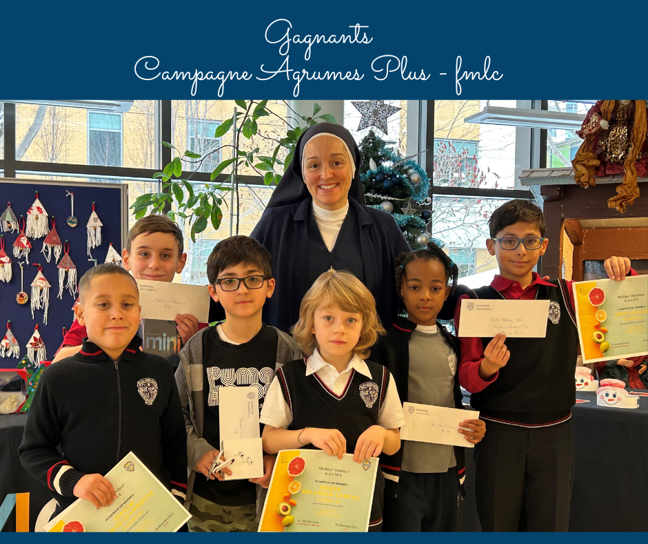 Gagnants - Campagne Agrumes Plus FMLC - École Marie-Clarac